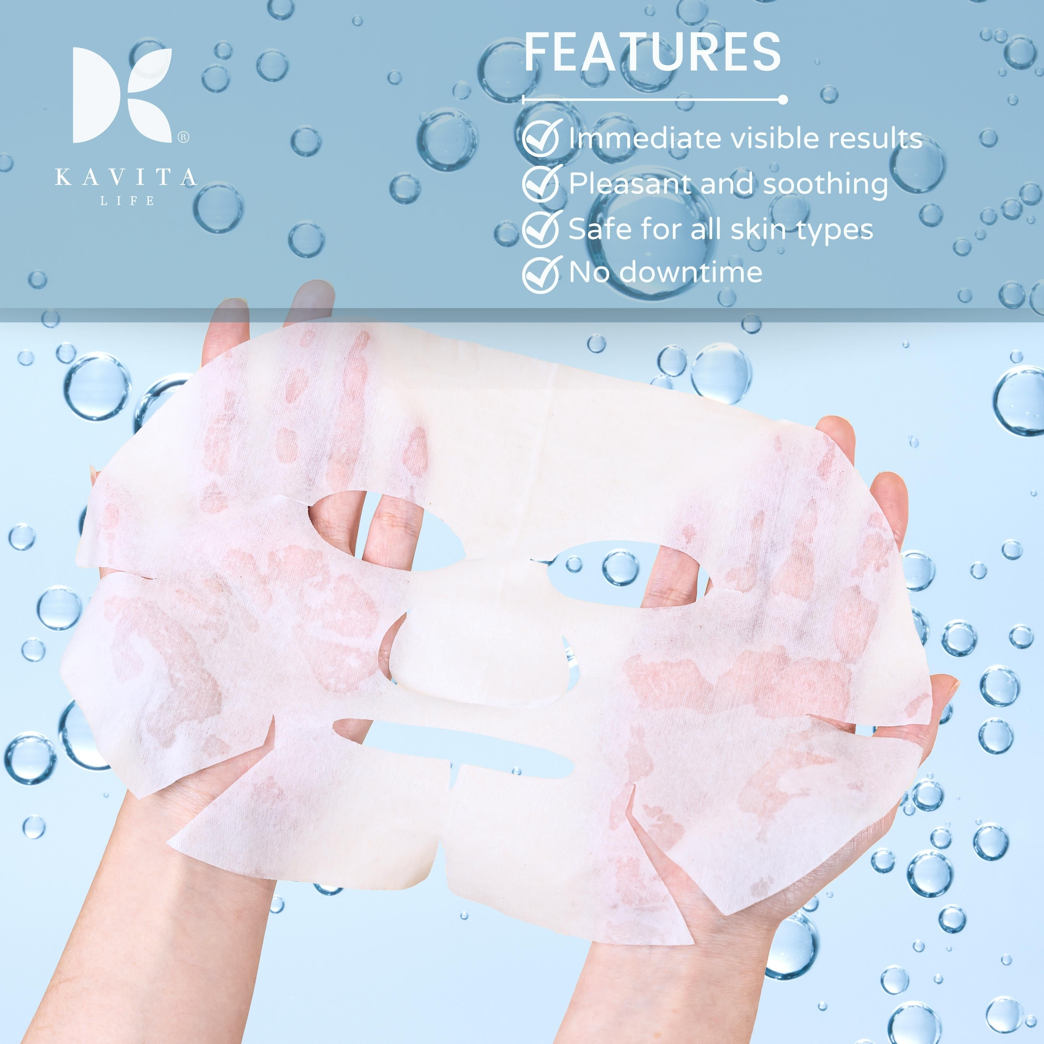 OXYLIFT Face Neck Mask | Oxygen Gel Mask for Skin Brightening ...