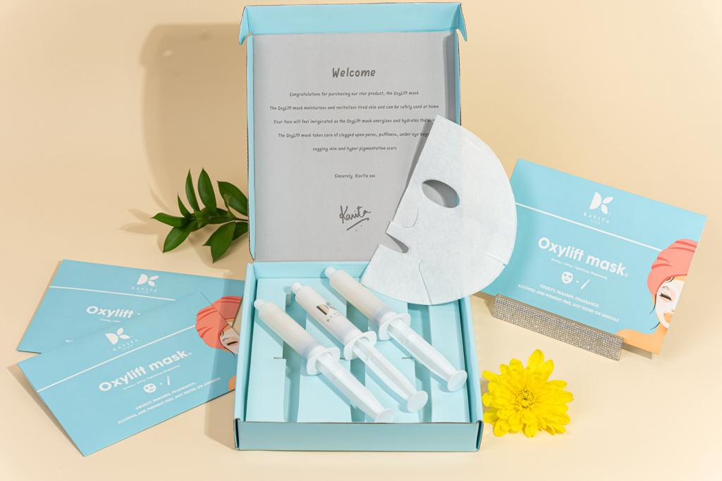 OXYLIFT Face Neck Mask | Oxygen Gel Mask for Skin Brightening ...